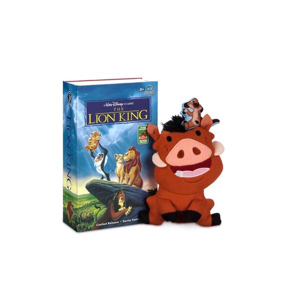 Disney | Other | Disney Store Lion King Timon Pumbaa Vhs Box With Plush ...